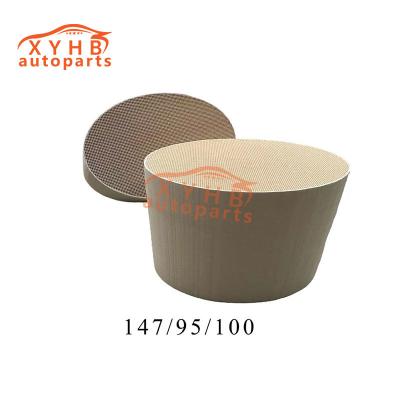 Cina Elemento di filtro catalitico ovale a tre vie di alta qualità per vettore ceramico Euro 1-5 Modello: 147*95*100 in vendita