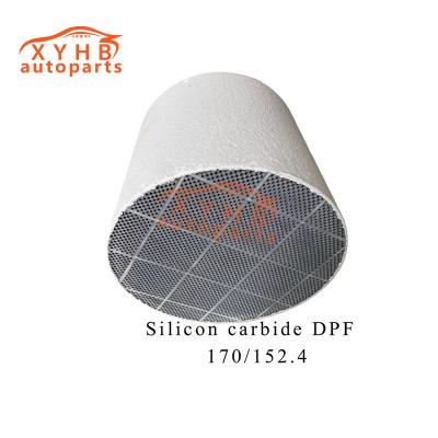 Cina DPF a carburo di silicio di alta qualità, di ceramica rotonda, elemento di filtro catalitico a tre vie Euro 1-5 in vendita