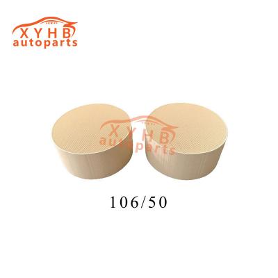 中国 セラミックキャリヤ 自動車排気システムフィルターエレメント ユーロ 1-5 モデル 106 X 50 販売のため