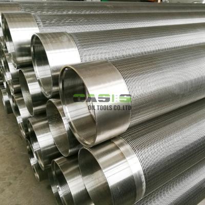 China wire V shaped wrapped slot pipe screen filter/johnson wedge wire screen mesh/sand filter for water well for sale