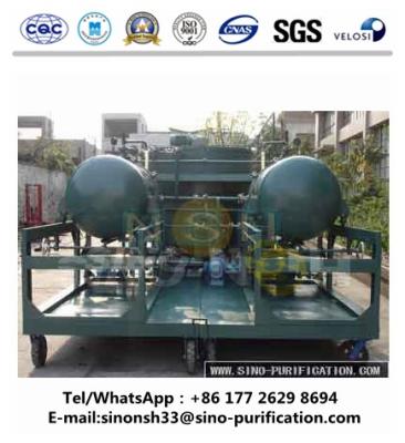 China Precision Filtration Waste Oil Regeneration Plant 8000L / H GER Series 192 KW for sale