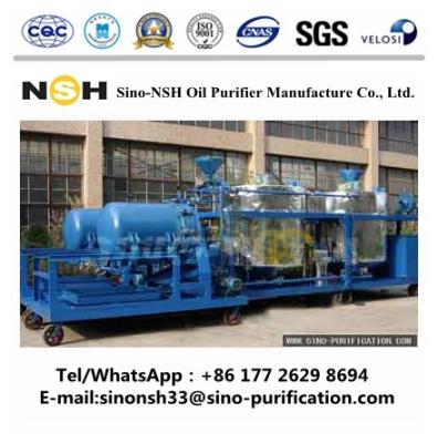 Cina Pianta GER Series 10000L di rigenerazione dell'olio residuo di 192 chilowatt/filtrazione precisione di H in vendita