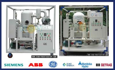 중국 움직일 수 있는 진공 변압기유 정화기 12000LPH 이중 스테이지 50 밀리미터 판매용