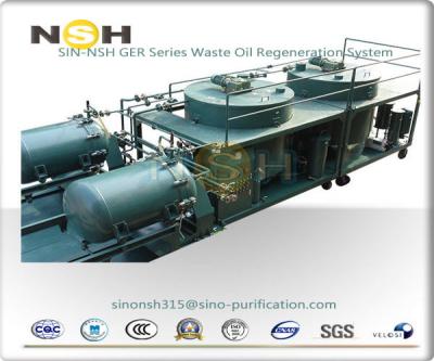China Waste Oil Recycling System Lubricating Oil Regeneration System for sale