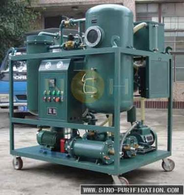 China High Efficiency 18kw Dehydration Vacuum Turbine Oil Purifier for sale