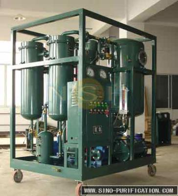 China 103kw Enclosed Remove Impurities Dehydration Vacuum Turbine Oil Purifier for sale