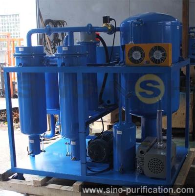 China Full Automatic 18kw Dehydration Degassing Vacuum Turbine Oil Purifier for sale