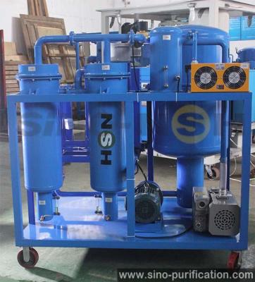 China 27kw Automatic With Water Content Tester Dehydration Vacuum Turbine Oil Purifier for sale