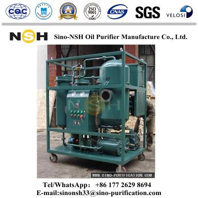 China 1200L / H Turbine Oil Purifier 18KW Vacuum Filtration Lube Oil Machine for sale