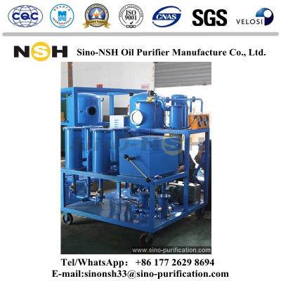 China Vacuum 6000L / H Turbine Lube Oil Purifier Machine System for sale