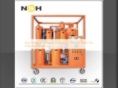 Easy Handling Hydraulic Oil Filtration Machine Water Gas Impurities Removal