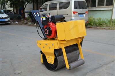 China smooth road roller tire walk behind road roller Single drum small roller manufacturer for sale