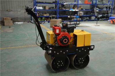 China smooth road roller tire walk behind road roller Single drum small roller manufacturer for sale