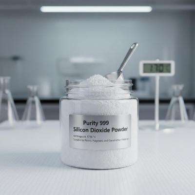 China Purity 999 Silicon Dioxide Powder Featuring Meltingpoint 1710 °C Suitable for Paints Polymers and Construction Materials for sale