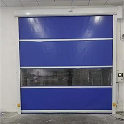 China Fast  Durable Energy-saving Solution High-speed PVC Industrial Door For Factories And Warehouses for sale