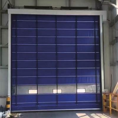 China Curtain Thick 0.8mm–1.2mm High Speed Stacking Door For Electronics Workshops for sale