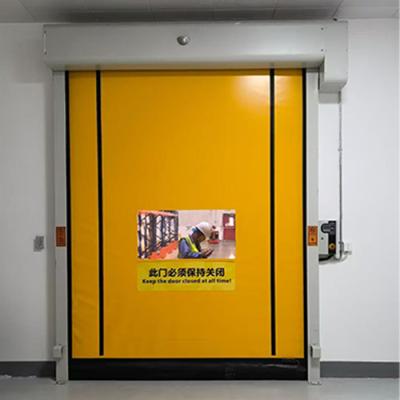 China 1.2–2.0 Mm Door Curtain Optional Viewing Window High Speed Zipper Door For Loading & Unloading Buffer Area for sale