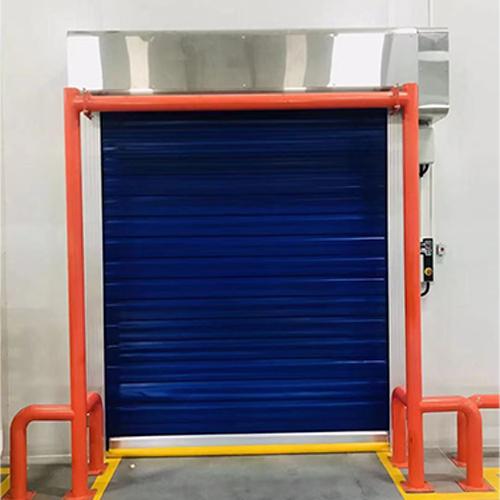 Quality Automatic Roll Down Security Door , PVC High Speed Rapid Roll Door For Cold for sale