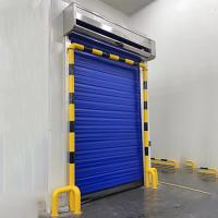 Quality Blue Automatic High Speed Doors IP54 PVC High Speed Cold Storage Doors With for sale