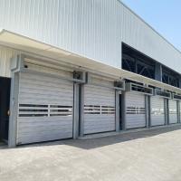 Quality Rigid Aluminum Spiral Fast Door , High Speed Industrial Roller Shutter Doors For for sale