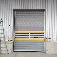 Quality Speed Adjustable Aluminum Roll Up Door 0.75KW-1.5KW High Speed Rapid Roll Doors for sale