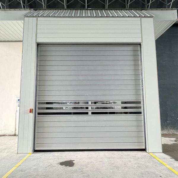 Quality Automatic Commercial Spiral High Speed Door Exterior Aluminum Rapid Garage Door for sale