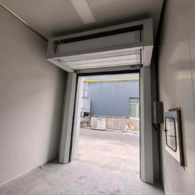 China Aluminum High Performance Garage Doors , Rigid Spiral Fast Roll Up Doors With Galvanized Frame for sale