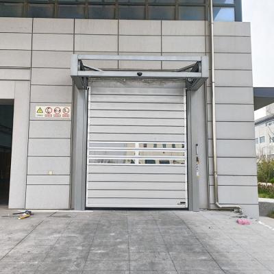 China Aluminium High Speed Spiral Rolling Door Anti Wind For Automotive Parts Factories for sale