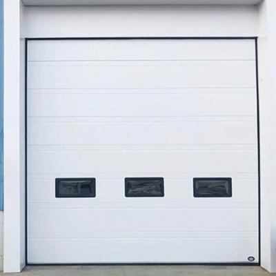 China Fire Rated Sectional Overhead Door Industrial for Battery Manufacturing Facilities for sale