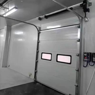China OEM Safety Industrial Sectional Overhead Door 380V 220V For Internal Factory Traffic Passages for sale