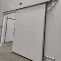 Quality Compact Cold Store Sliding Doors , Manual Sliding Cold Room Door Manufacturers for sale