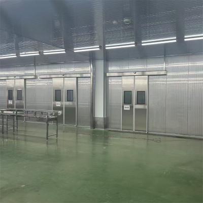 China 0.8 Mm / 1.2mm Cold Rolled Sheet Steel Cleanroom Door Electronics Manufacturing for sale