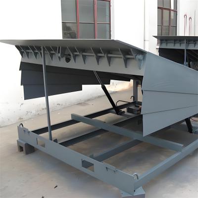 China Poweramp Dock Levelers With 8mm Panel Material Support Heavy Cargo Transfer For Truck Dock Systems for sale
