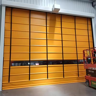 China 1.2 m/s Opening Speed High Speed Stacking Door Class 8 Wind Resistance Customizable Size up to 12x12m for sale