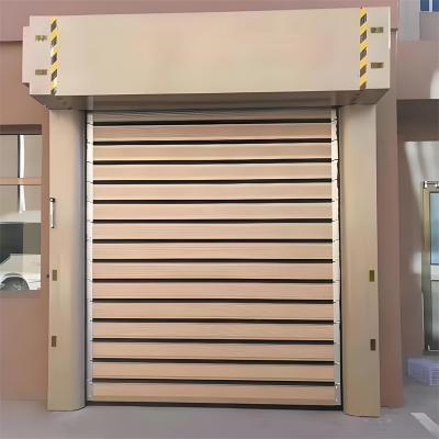 China Structurally Stable Customized Size Rigid High Speed Door For Factory Main Gate for sale