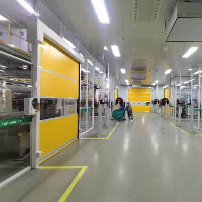 China 380V High Frequency Operation PVC High Speed Door For Warehouse Logistics for sale