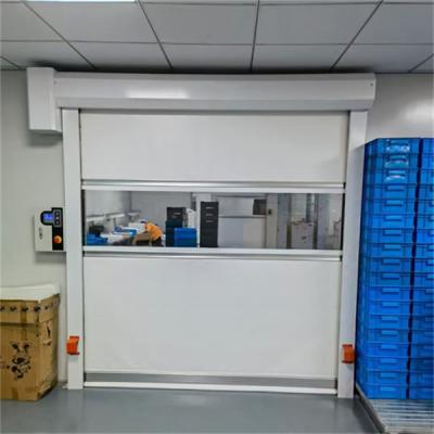 China High Speed Pvc Industrial Door With Dust Control Solution For Pharmaceutical Clean Rooms for sale