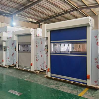 China Intelligent-Control PVC Curtain Industrial High Speed Door For Industrial Building Access for sale