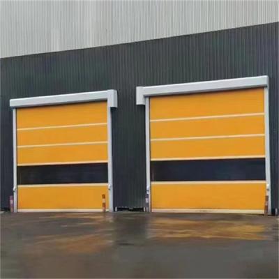 China PVC Industrial Fast Door With Vehicle Sensor Control For Recycling Facilities for sale