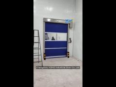 resistant to moisture industrial high speed door for climate-controlled rooms