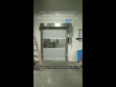 opening speed up to 2.0m/s pvc high speed door for logistics centers