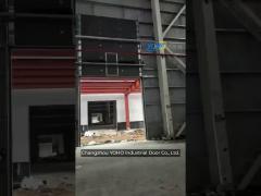 220v 380v sectional industrial door customized for metal processing plants