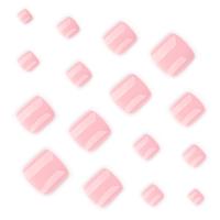 China Solid Pink Toenails Private Label Square French Pink Toe Nails for sale