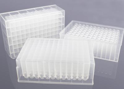 China 0.5ml 1ml 2.2ml Kingfisher Square Well V Bottom 96 Deepwell Microplates 96 Well Deep Plate for sale