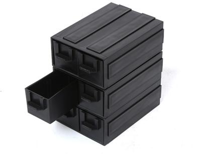 China Black Plastic Anti Static ESD IC Component Drawer Box for sale