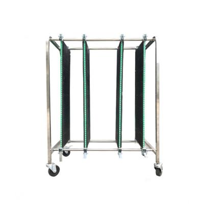 China Handle Adjustable Anti-Static ESD PCB Cart For Circulation 4mm Slot Depth for sale