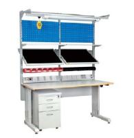 China ESD Workbench Height Adjustable 670-1120mm with 500kg Load Capacity for Electronics Manufacturing for sale