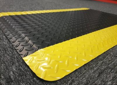 China Geel en zwart ESD rubber fMet PVC / EPDM schuim / rubber materiaal Te koop