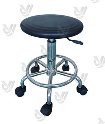 China High Performance Cleanroom PU Foam Adjustable Antistatic Chair With Metal Chains ESD Chair For Lab for sale