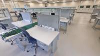China Customized ESD Workbench | Anti-Static Electrical Lab Work Table For Electronics Assembly for sale
